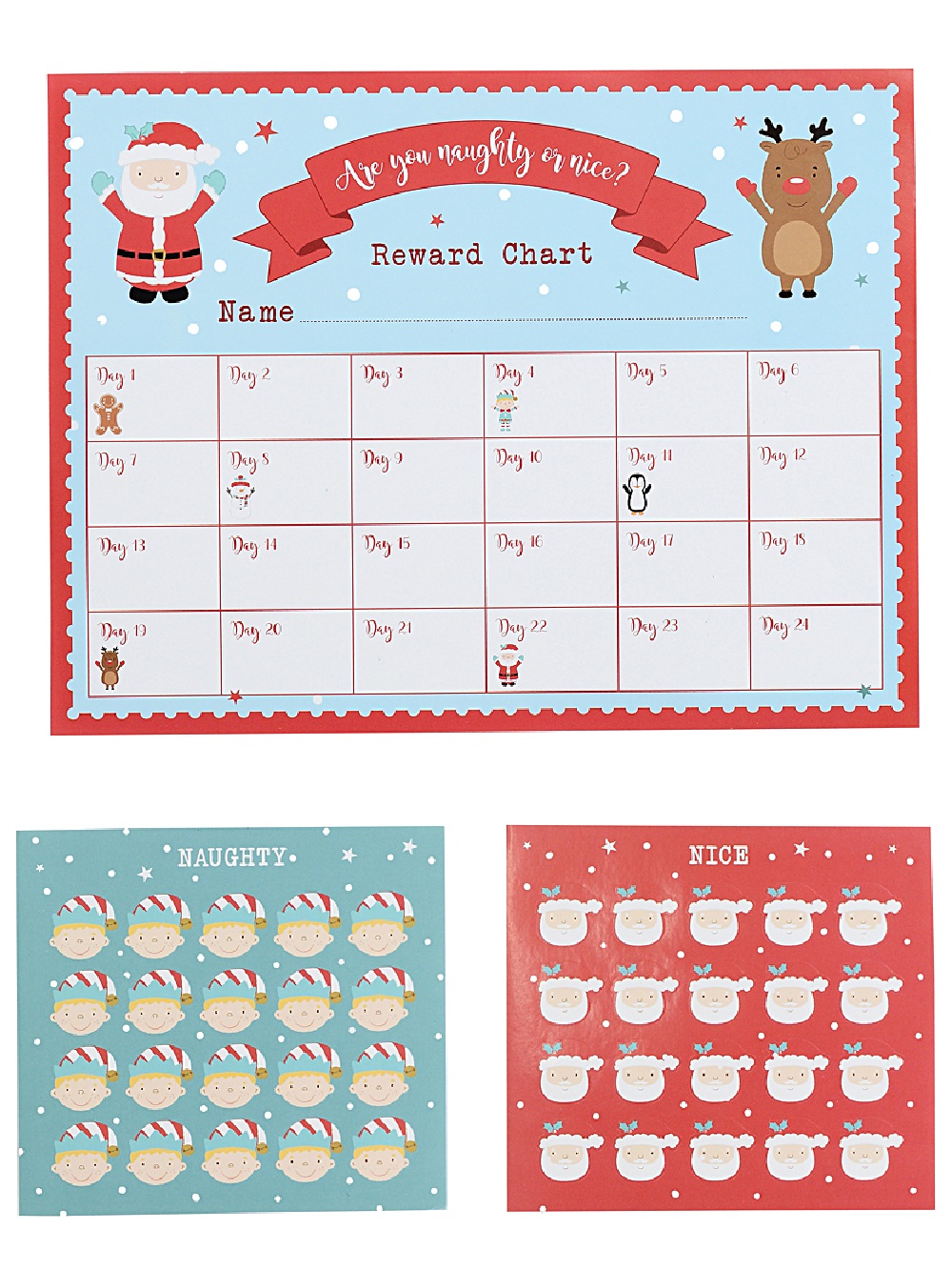 Santa's Naughty Or Nice Reward Chart - Show Santa How Good You Really ...