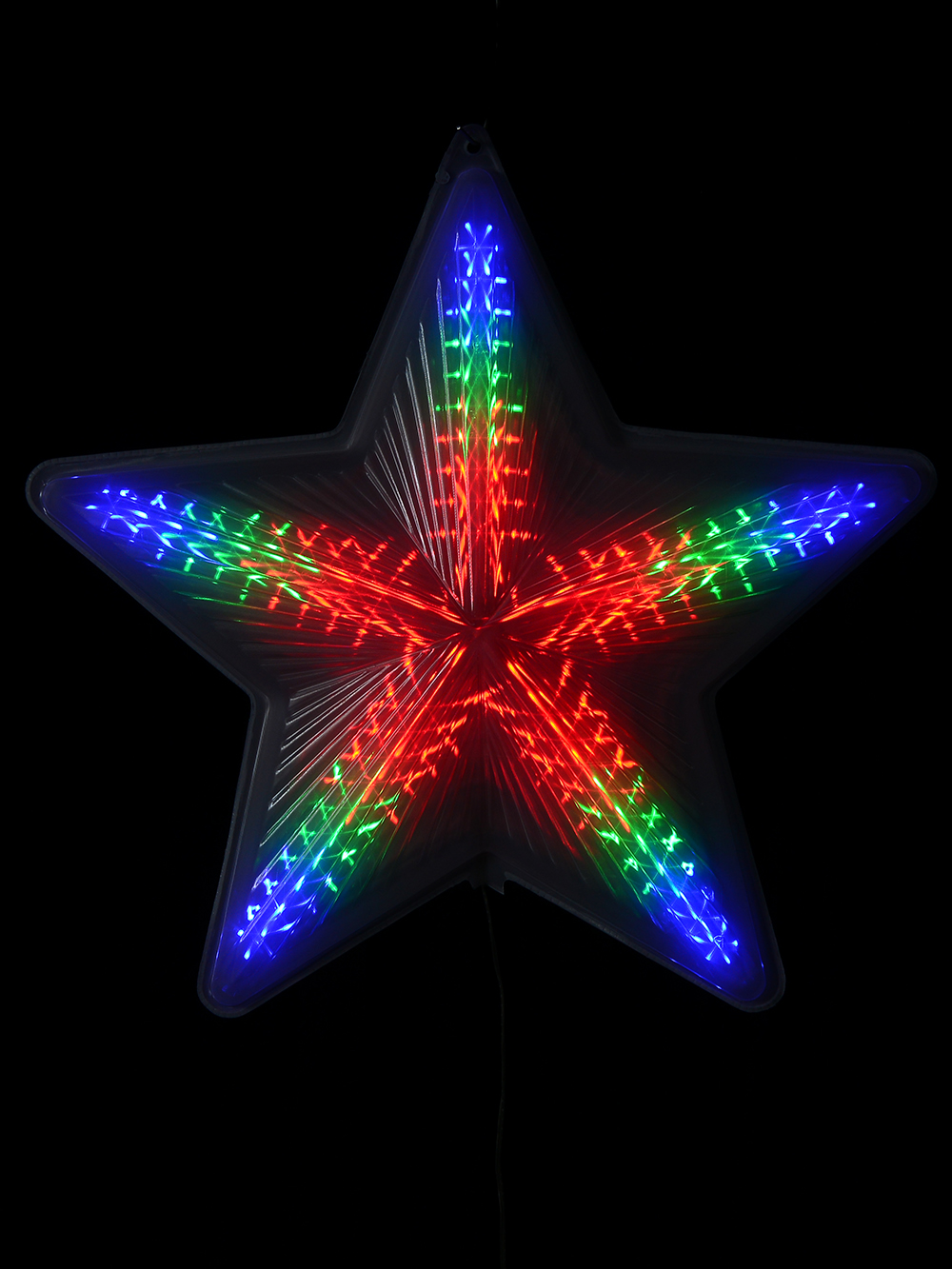 Multi Colour LED Five Point 3D Digital Star Display - 50cm | Product ...
